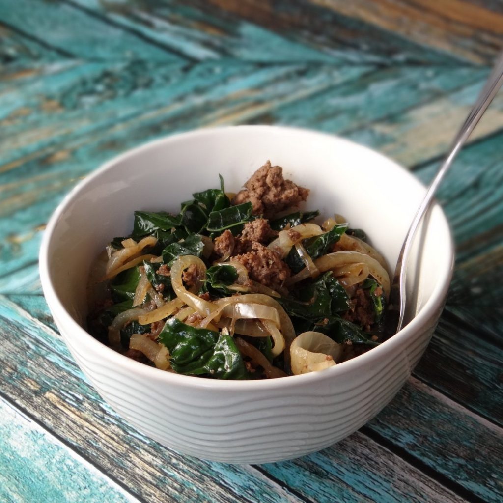 One-Pot Herbed Balsamic Beef and Kale (Paleo, AIP, GAPS, Wahls, Whole30 ...